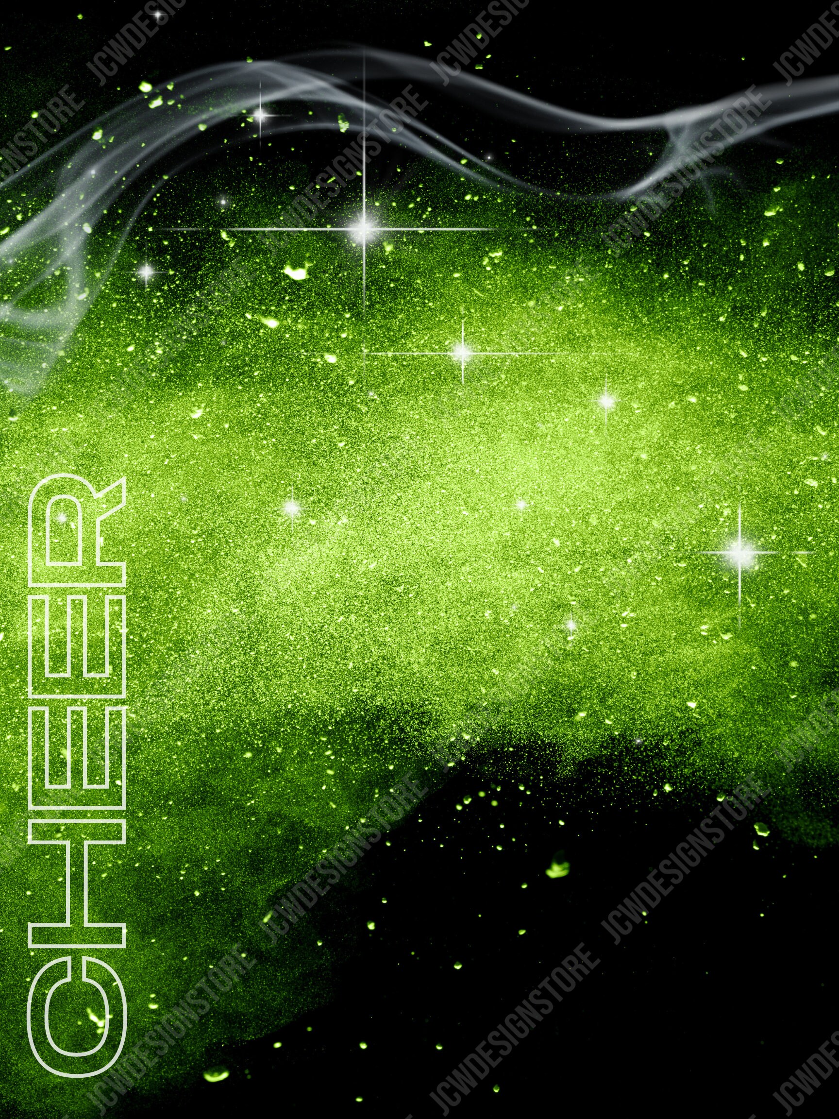 Cheer Space Digital Background 18x24 | Sports Poster Backdrop | Senior ...
