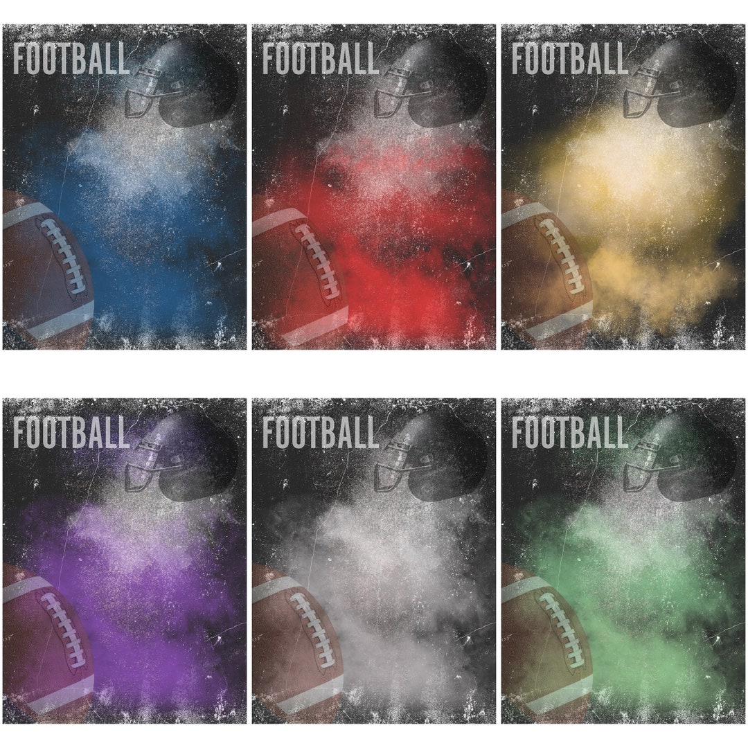 Football Distressed Digital Background 18x24 | Sports Poster Backdrop ...