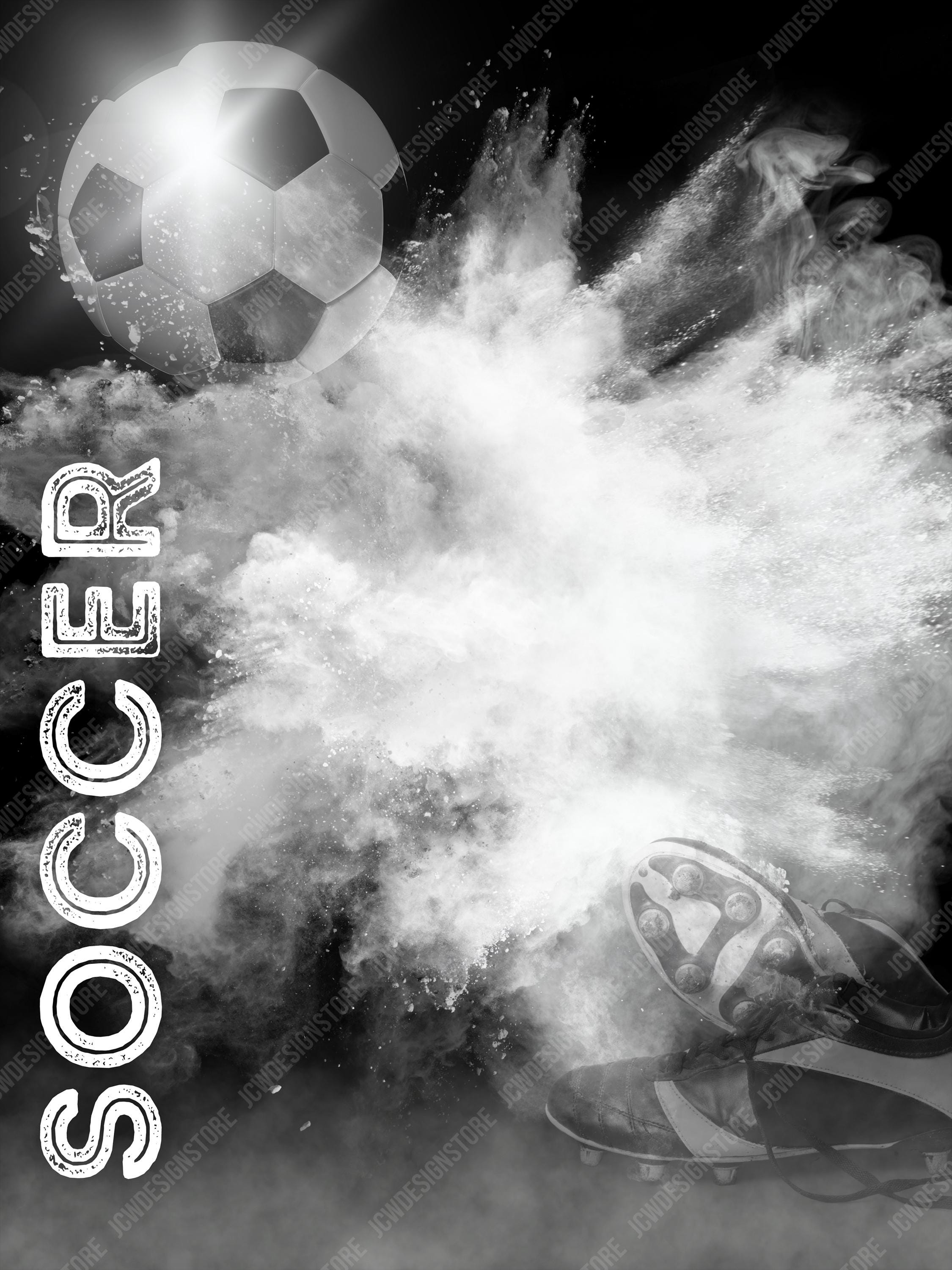 Soccer Powder Digital Background 18x24 | Sports Poster Backdrop ...