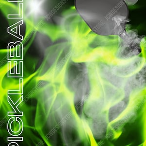 Pickleball Fire 6 Digital Backgrounds - 18x24 300 DPI - Instant ...