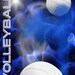 Volleyball Fire Digital Background 18x24 | Sports Poster Backdrop ...