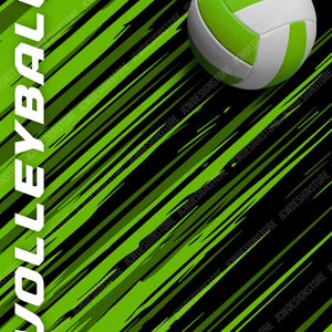 Volleyball Lines Digital Background 18x24 | Sports Poster Backdrop ...