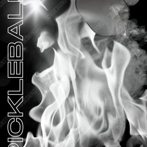 Pickleball Fire 6 Digital Backgrounds - 18x24 300 DPI - Instant ...