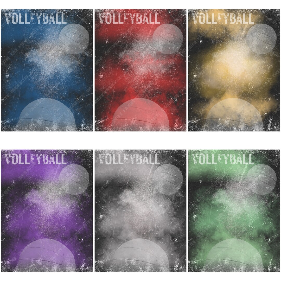 Volleyball Distressed Digital Background - 18x24 300 DPI - Instant ...
