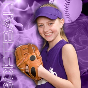 Softball Fire Pastel 6 Digital Background18x24 300 DPI - Instant ...