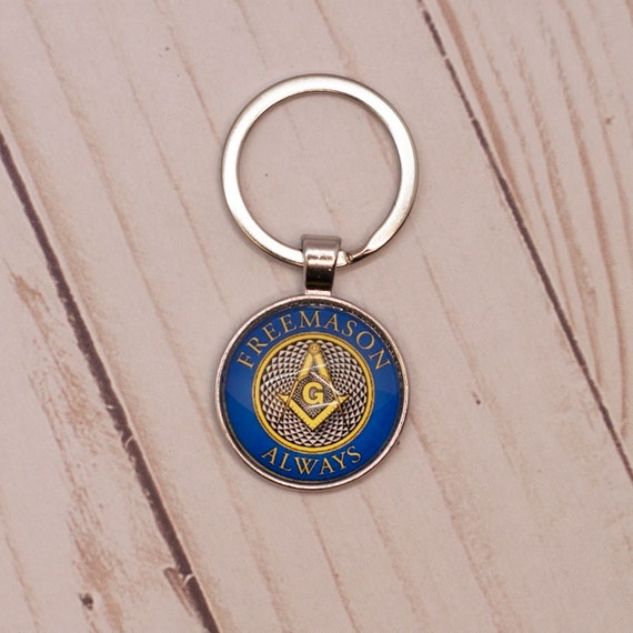 Masonic Freemason Keychain Gift for Worshipful Master - Etsy