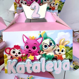 Pinkfong Cake Topper, Pinkfong Gable Boxes, Baby Shark Caketopper ...