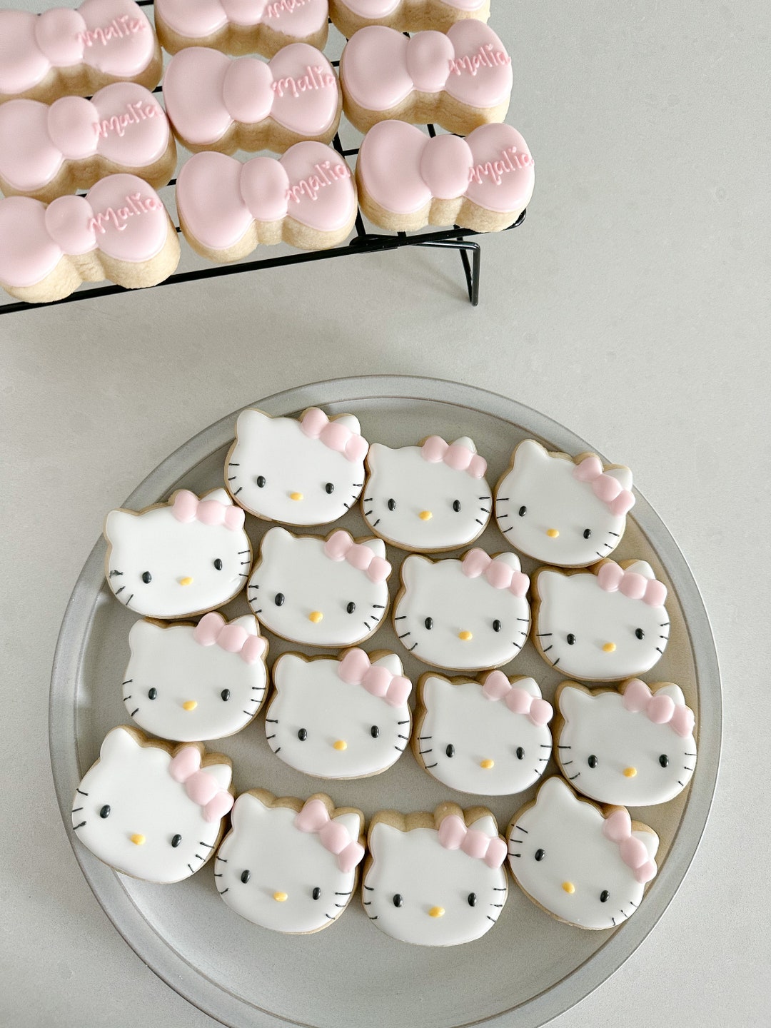 Mini Hello Kitty Sugar Cookies! - Etsy