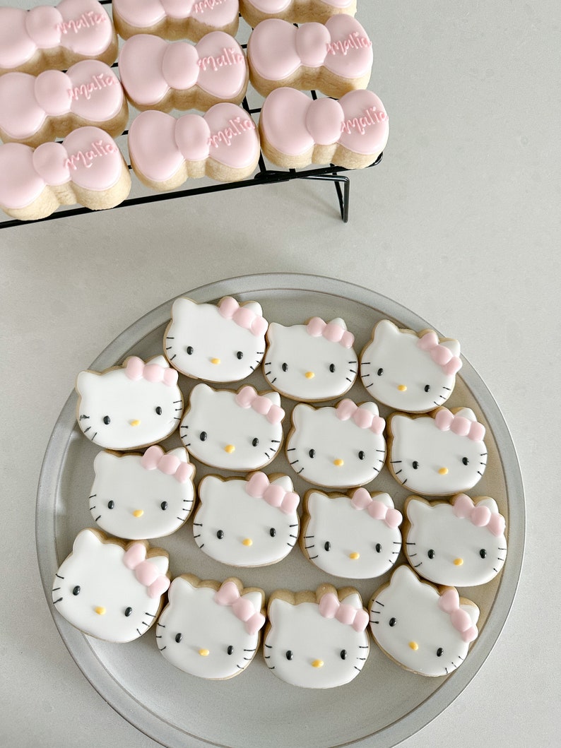 Mini Hello Kitty Sugar Cookies! - Etsy