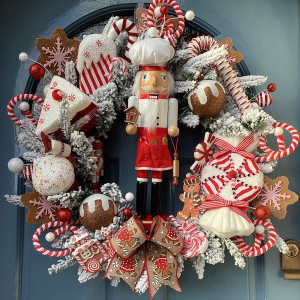 Gingerbread Wreath - Etsy UK