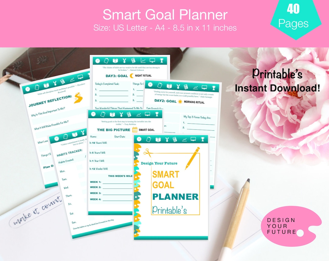 Smart Goals Planner/the Ultimate Goal Setting Planner/goals of Life ...