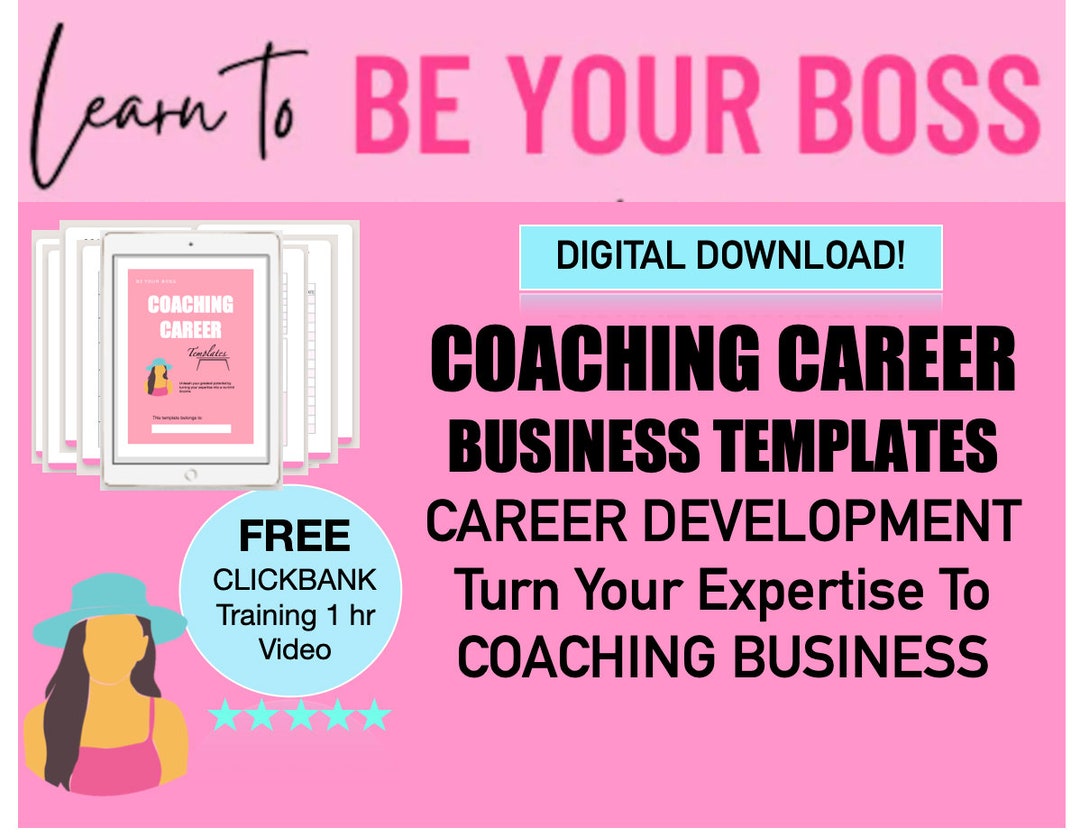 Coaching Career Templates Career Change Workbook Life Coaching Bundle ...