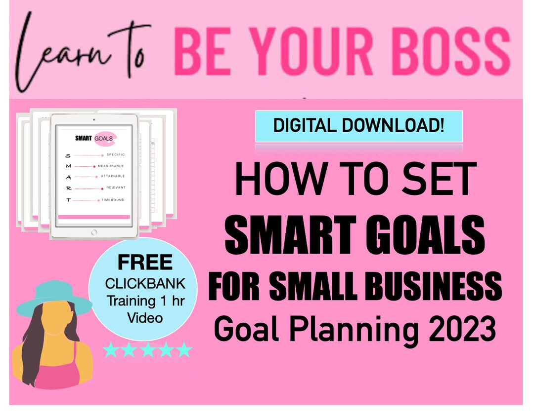 How to Set Goals for Small Business Goal Setting Planner SMART GOALS ...