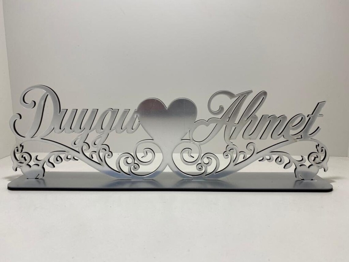 Decorative Display Wedding Name Stand Display Gift Table | Etsy