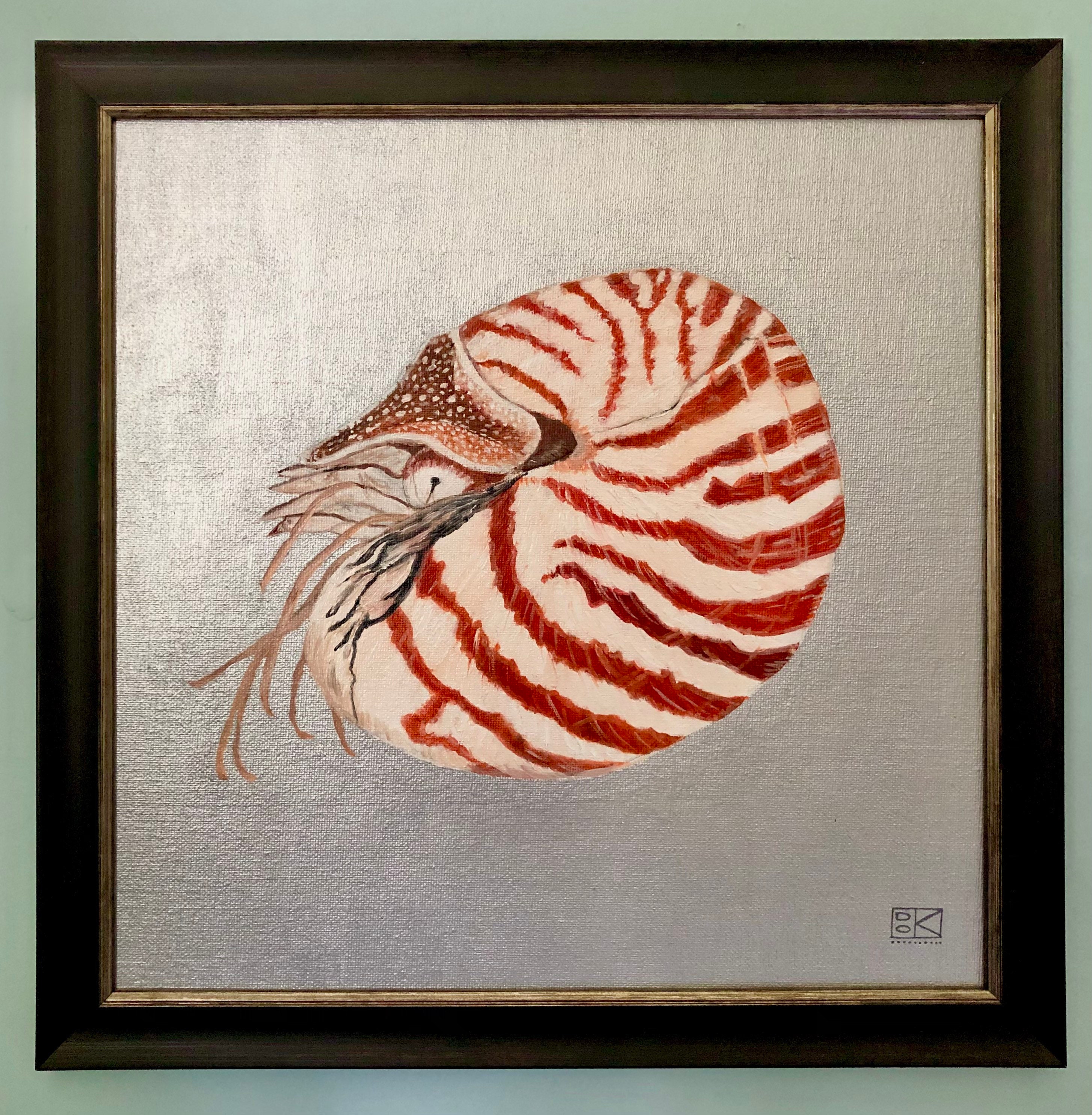 Kappa Delta Nautilus Shell Canvas