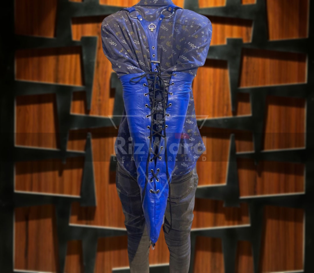 Deluxe Leather Restrictive Arms Binder BDSM Restraint for Critical ...