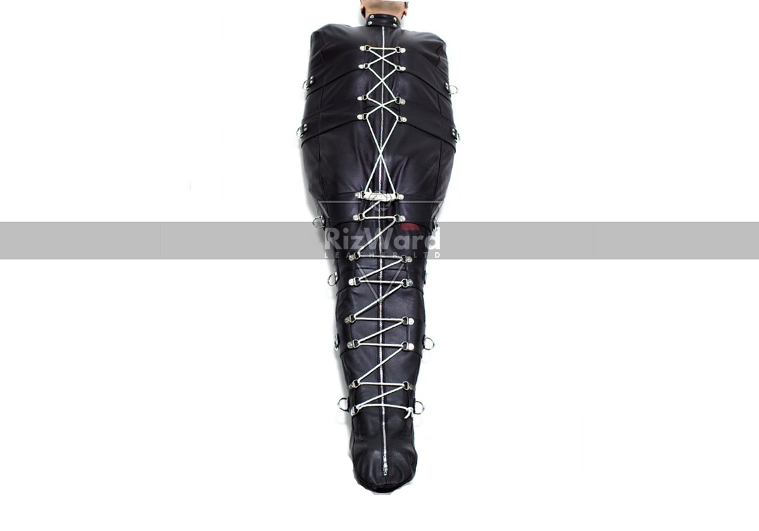 BDSM Bondage Strict Leather Sleepsack Bodybinder Restraint for BDSM and ...