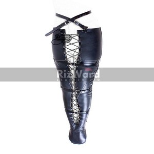 Mermaid Strict Leather Leg Binder Restraint Belt for BDSM and Bondage ...