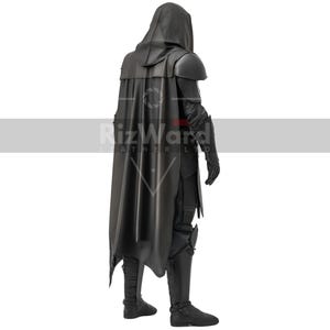 Black Leather Medieval Cloak Armour: Knight Cosplay Costume - Etsy
