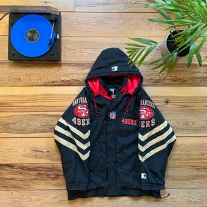 Vintage 1990s San Francisco 49ers Starter Full Zip Puffer Vintage 1990s San Francisco 49ers Starter Full Zip Puffer