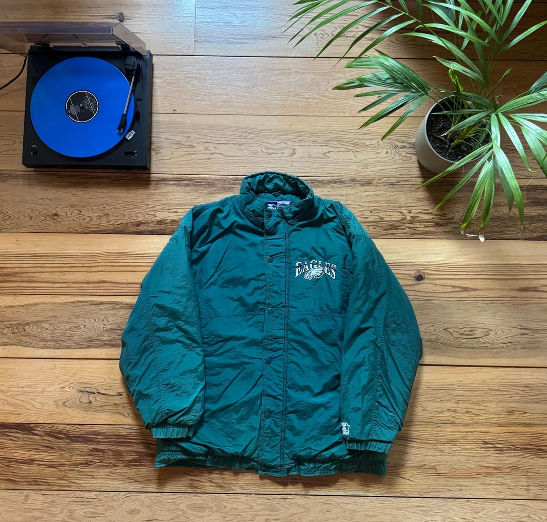 Philadelphia Eagles Starter Jacket - Size XL - Etsy