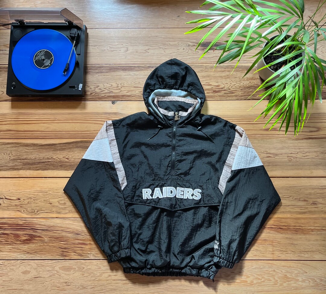 Oakland Raiders (las Vegas) Starter Jacket - Size XL - Etsy
