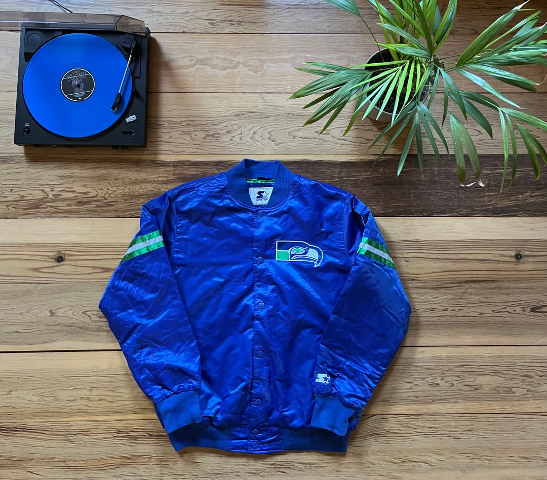 Seattle Seahawks Starter Jacket - Size XL - Etsy