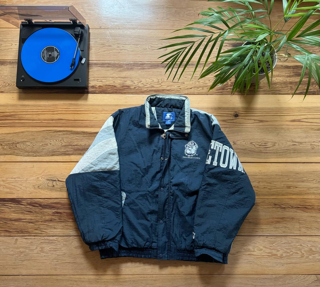 Georgetown Hoyas Starter Jacket - Size XXL - Etsy
