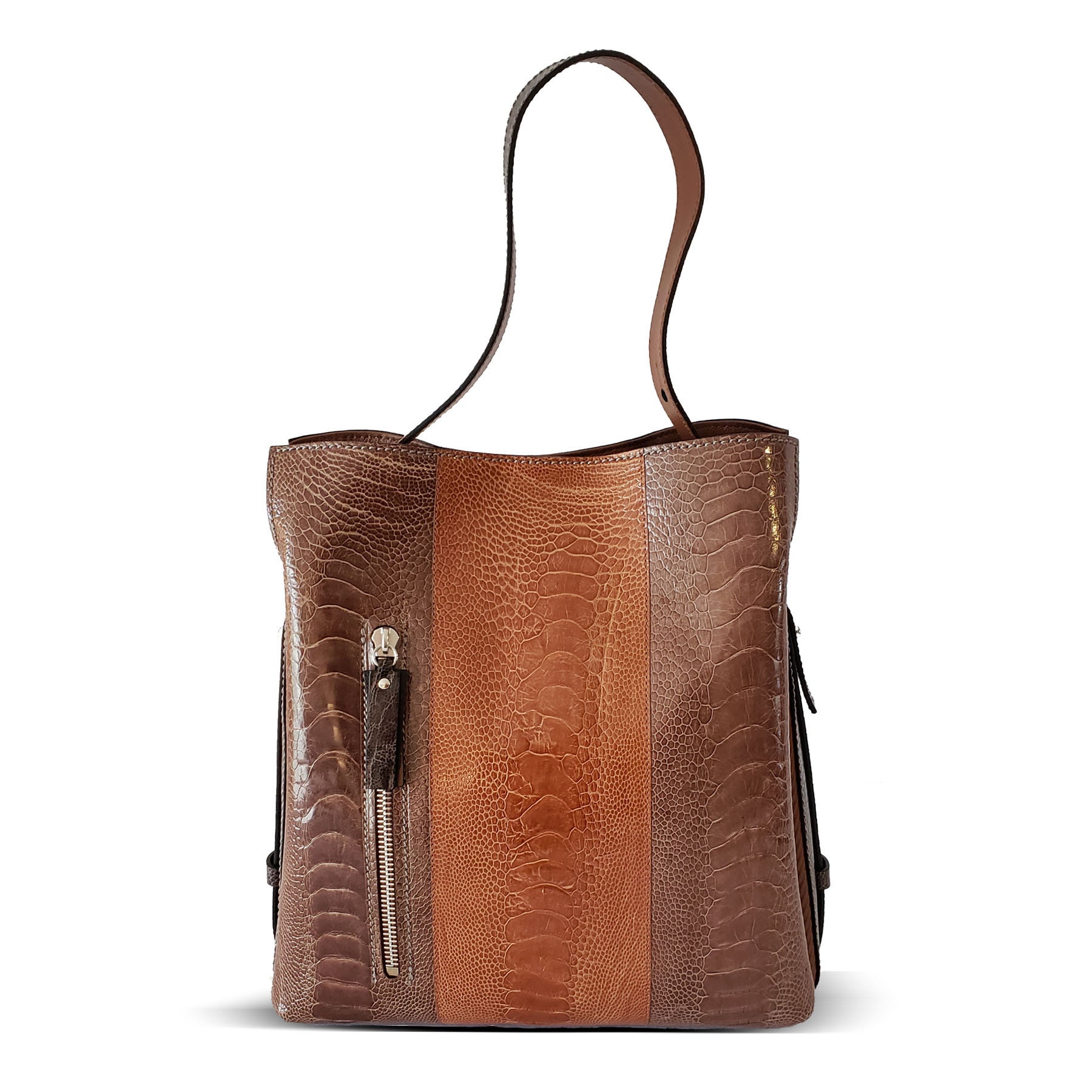 Via La Moda Genuine Ostrich Leather Handbag - Etsy