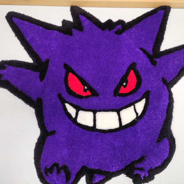 Gengar Rug - Etsy