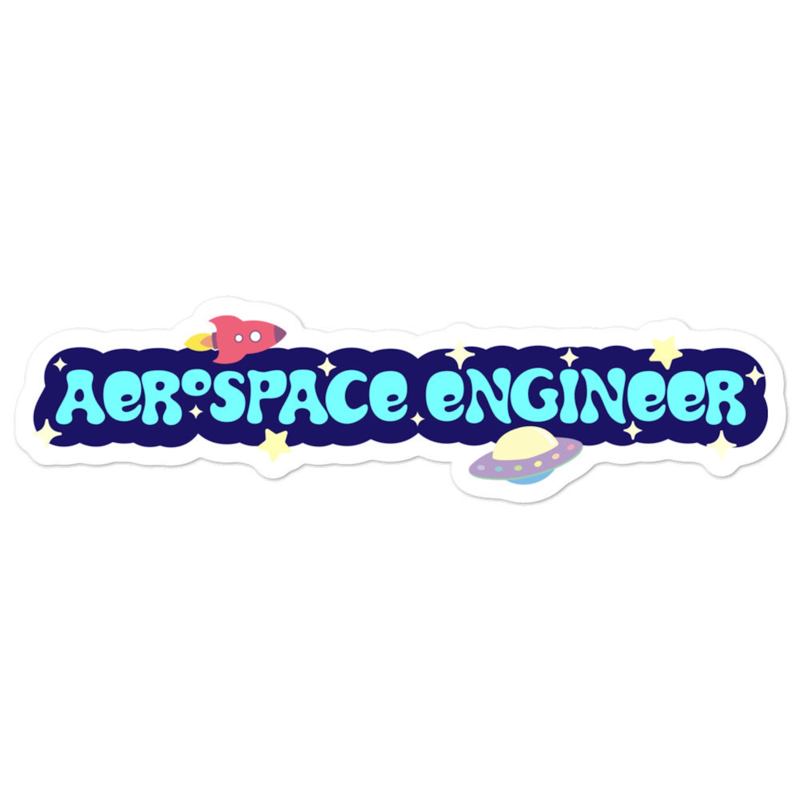 Aerospace Engineer Sticker | STEM Sticker Gift - Etsy