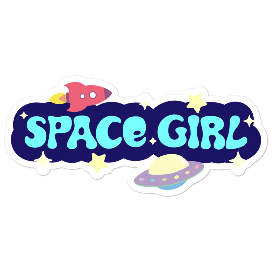 Space Girl Sticker - Etsy