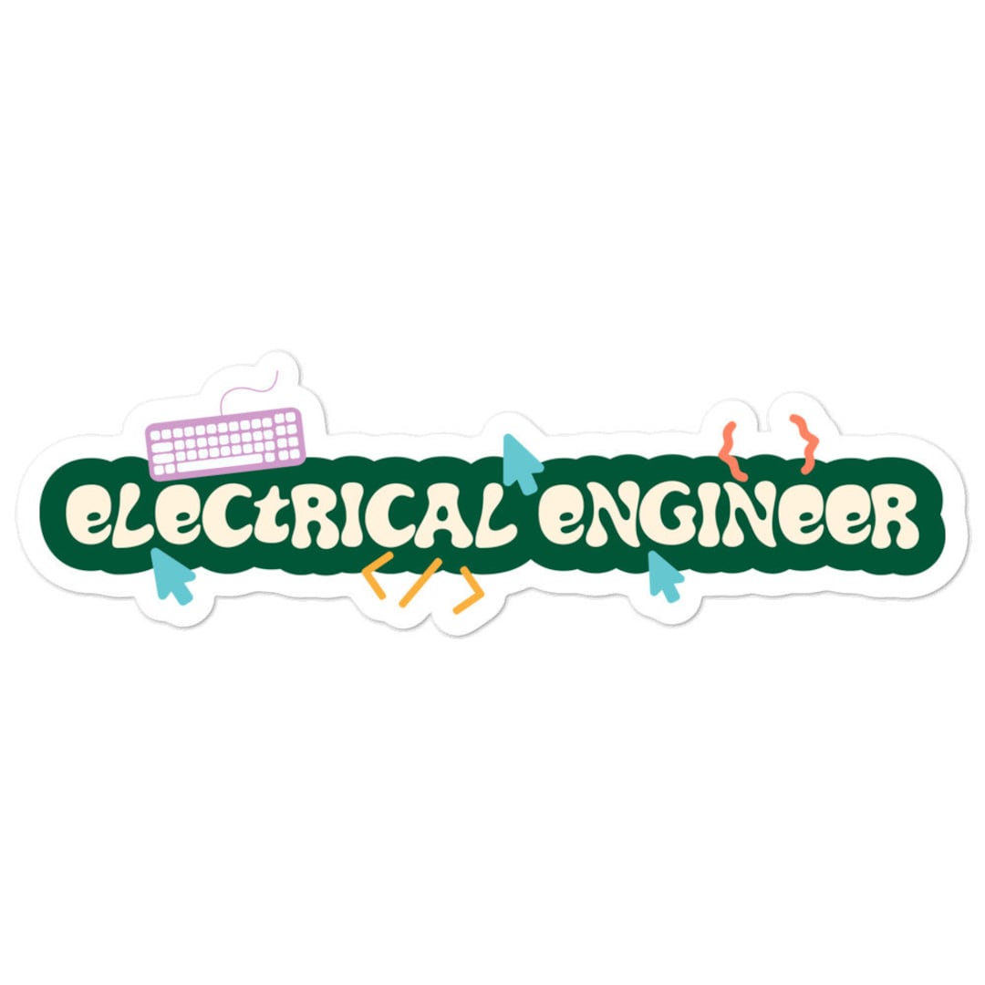 Electrical Engineer Sticker | STEM Sticker Gift - Etsy