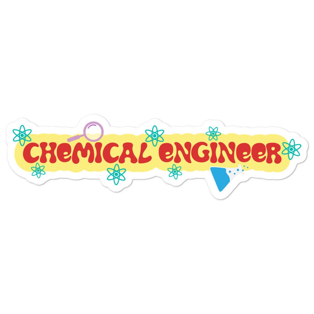 Chemical Engineer Sticker STEM Sticker Gift - Etsy
