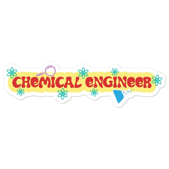 Chemical Engineer Sticker STEM Sticker Gift - Etsy