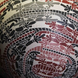 Native American Pottery Mata Ortiz Mexican Seed Pot Covered in ...