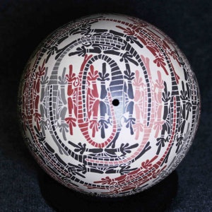 Native American Pottery Mata Ortiz Mexican Seed Pot Covered in ...