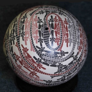 Native American Pottery Mata Ortiz Mexican Seed Pot Covered in ...