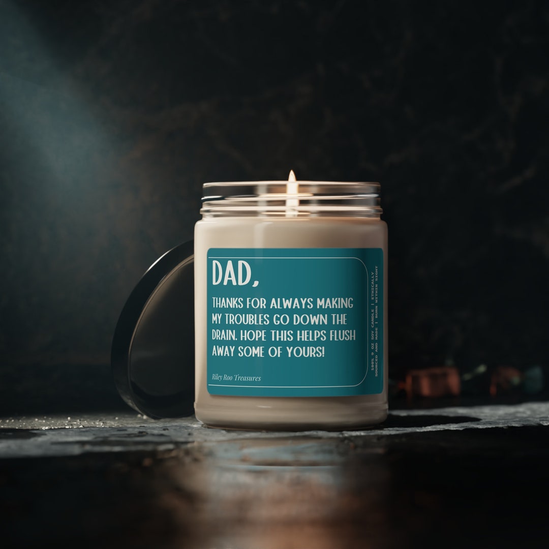 Personalized Fathers Day Gift, Funny Candle for Dad, Gag Gifts for Dad ...