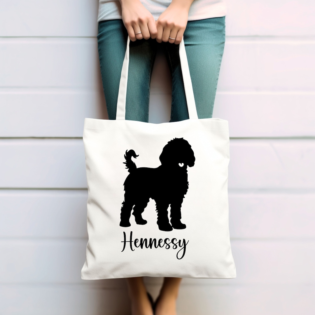 Custom Doodle Bag With Name Goldendoodle Tote Bag Cavapoo Tote Bag ...