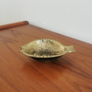 Vintage Hertha Baller Fish Ashtray / Mid Century Brass Ashtray - Etsy