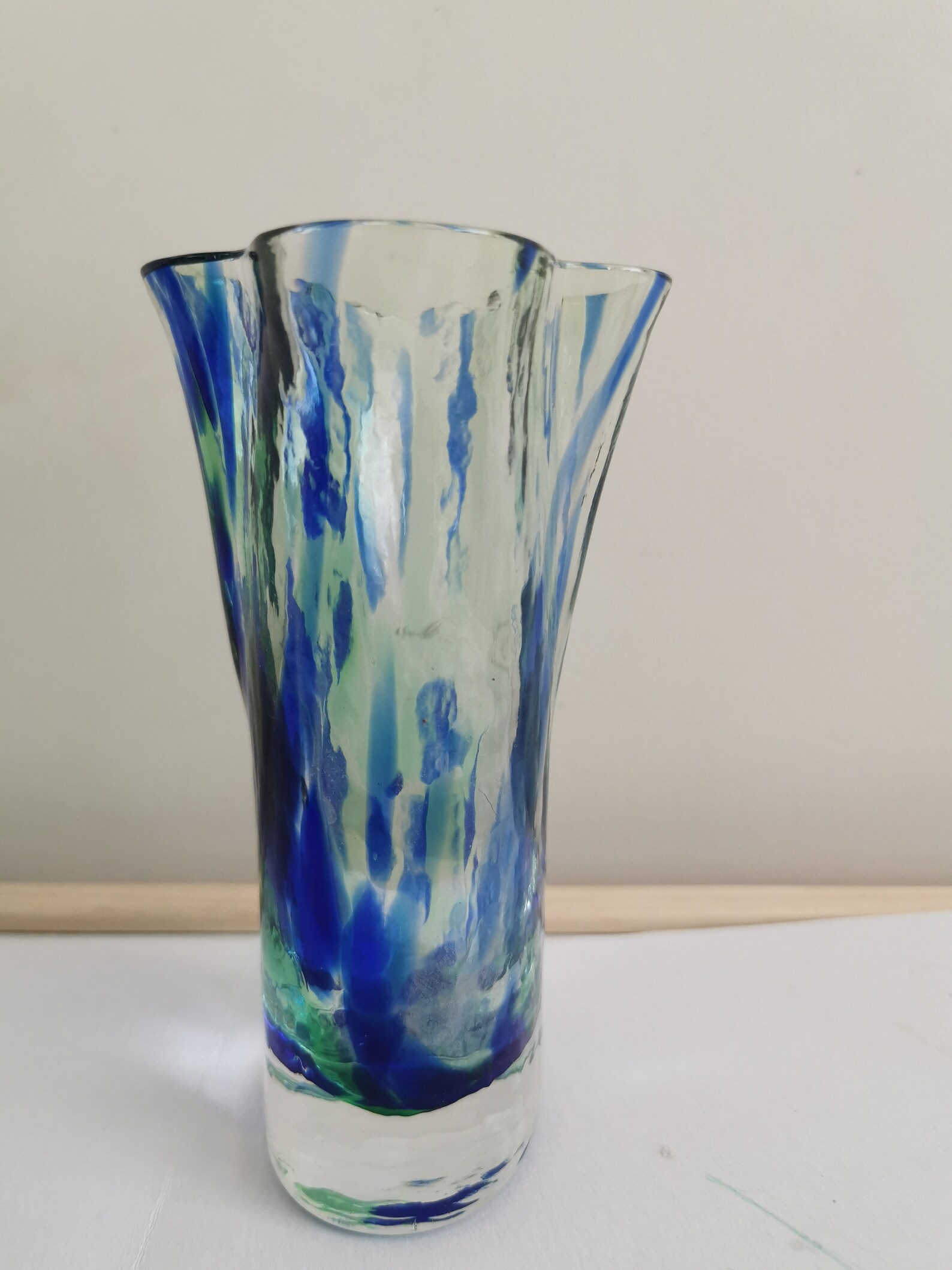 Vintage Glass Vase Renate Stock for Sea Glasbruk Sweden / Scandinavian ...