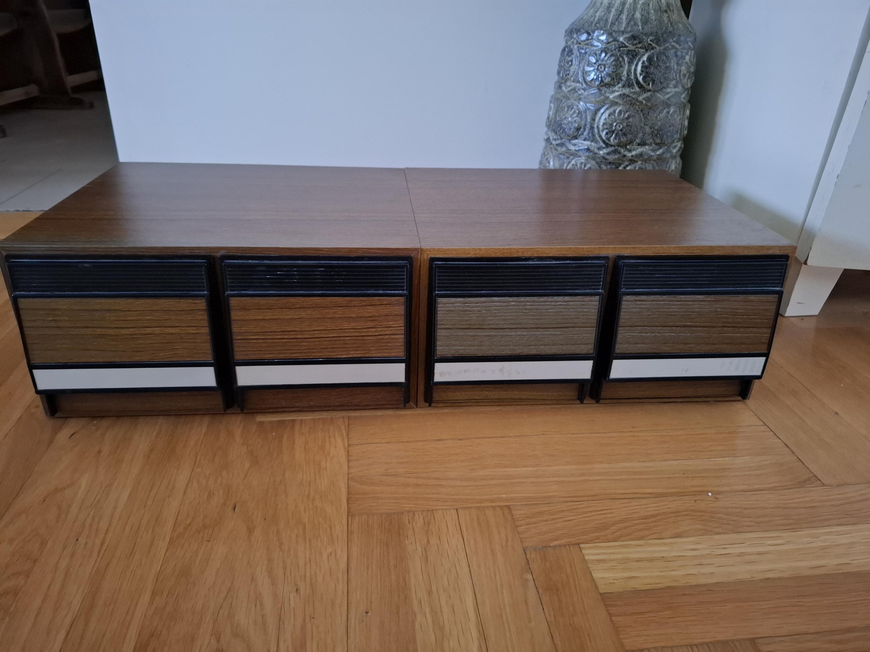 Vintage CD Storage Drawers/mid Centry Wooden Drawers - Etsy