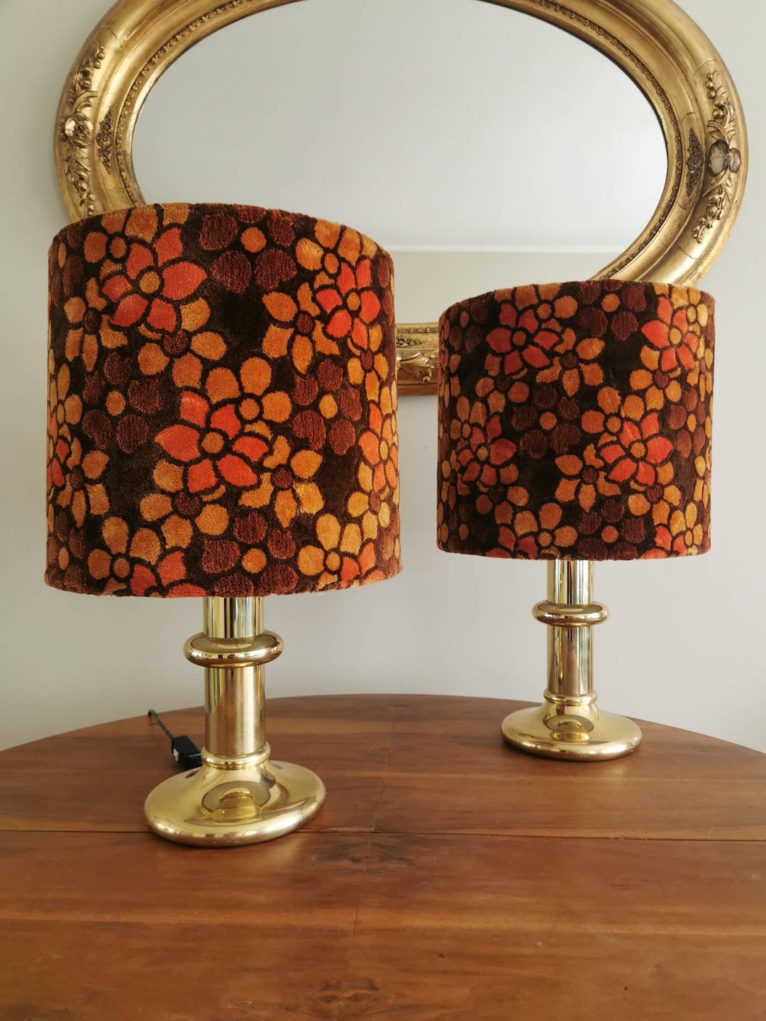 Vintage Pair Table or Desk Lamps/mid Century Modern Lamps/ Home ...