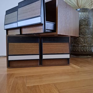 Vintage CD Storage Drawers/mid Centry Wooden Drawers - Etsy