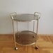 Vintage Gold Metal Serving Carts From 70s 80s / Mid Century - Etsy