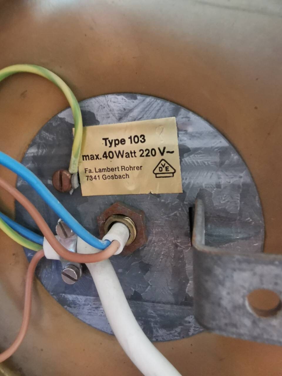 Vintage Pair Glass Lamps Lambert Rohrer Germany 1970s. /mid - Etsy