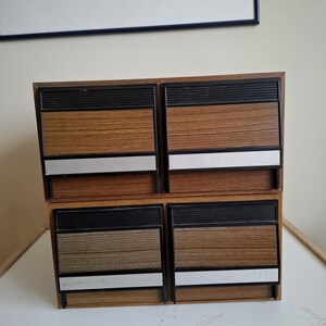 Vintage CD Storage Drawers/mid Centry Wooden Drawers - Etsy
