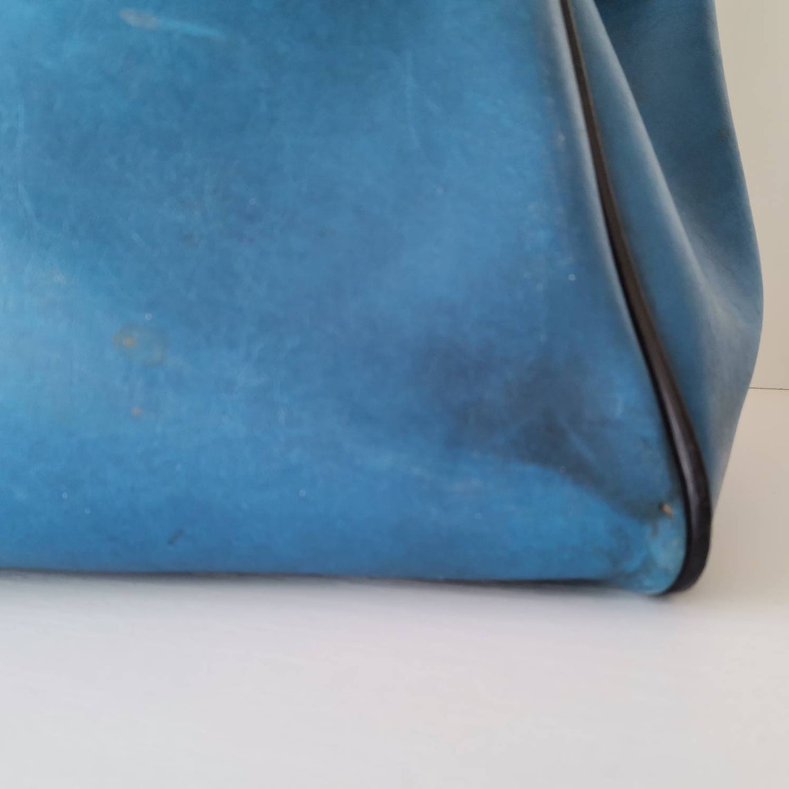 Vintage 70s Puma Bag: Retro Blue Gym Duffel - Etsy