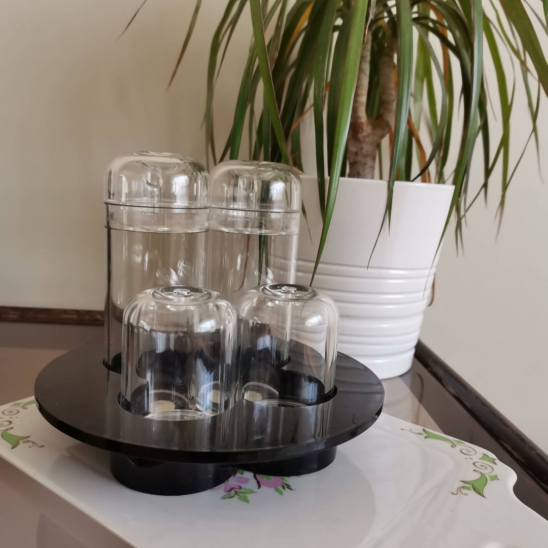 Vintage Guzzini Cruet Set: Italian Space Age Kitchen Decor - Etsy